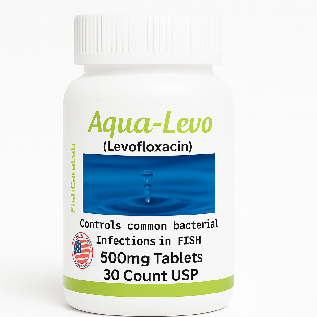 Fish Levofloxacin 500mg – Aquarium Antibiotic | 30 Tablets | MoxFish ...
